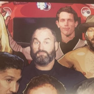 Rogan and Friends Poster and Matching Sticker - Etsy