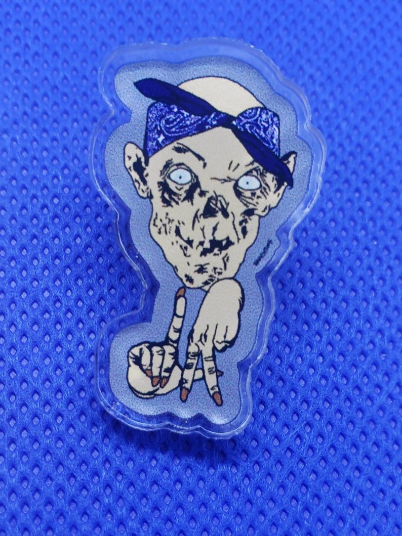 Crip Keeper Sticker and Pin Set - Etsy
