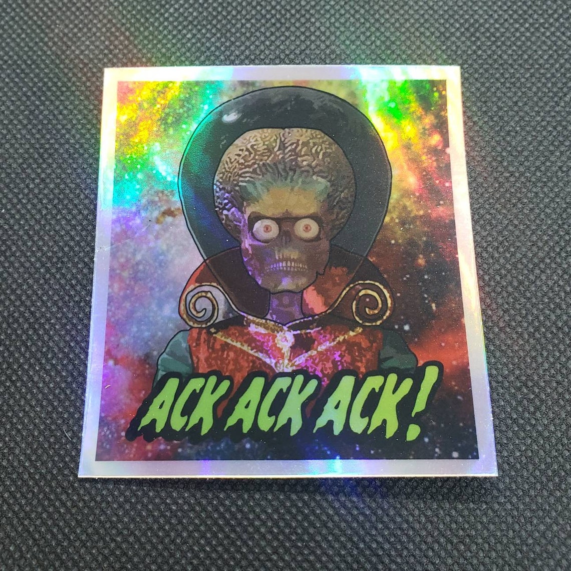 Mars Attacks Original Fan Art Holographic Sticker - Etsy