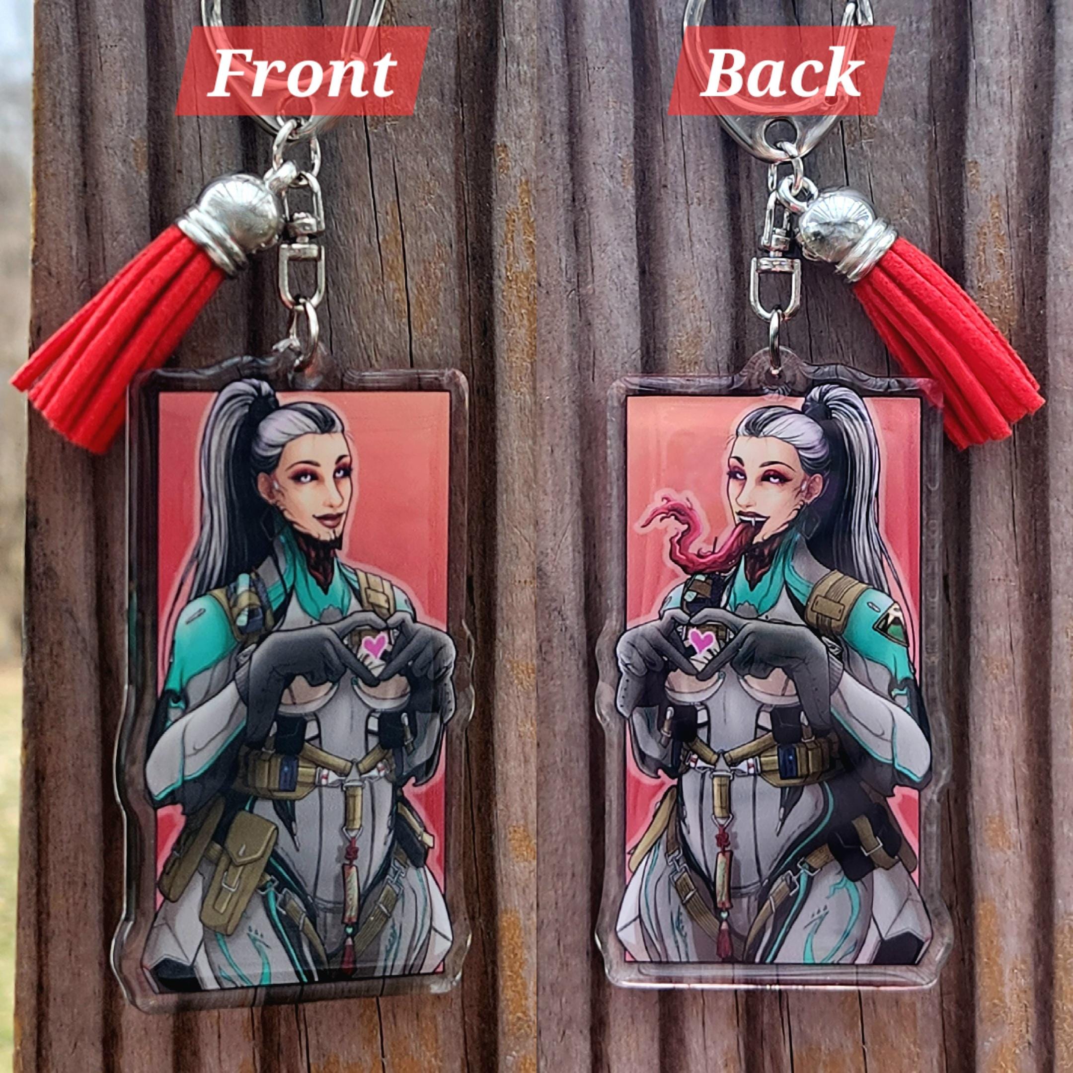Warframe 1999 Inspired - Eleanor Nightingale Acrylic Charm Keychain - Double Sided - Etsy