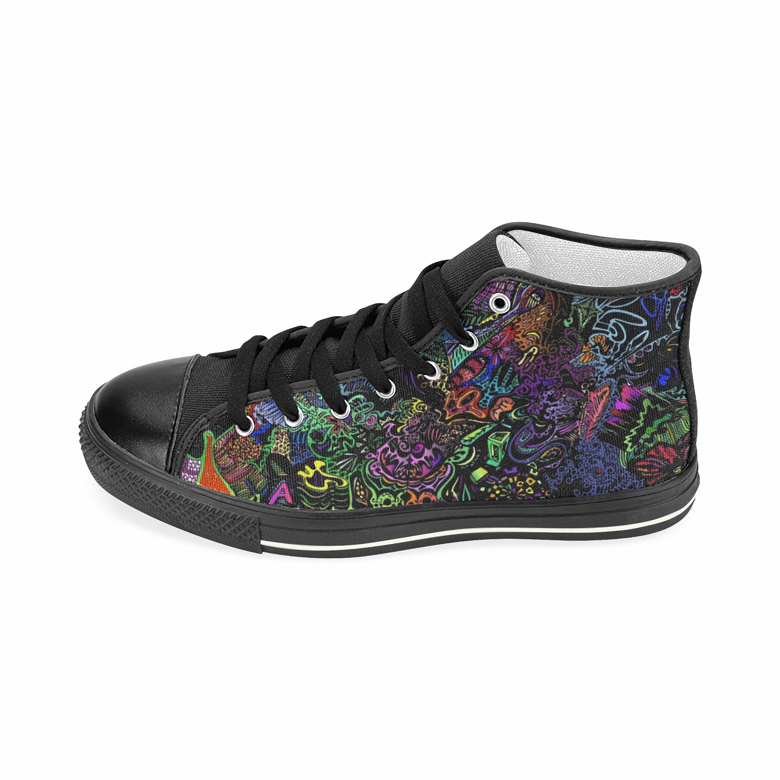 Psychedelic Shoes Street Lucid Art limited Edition - Etsy