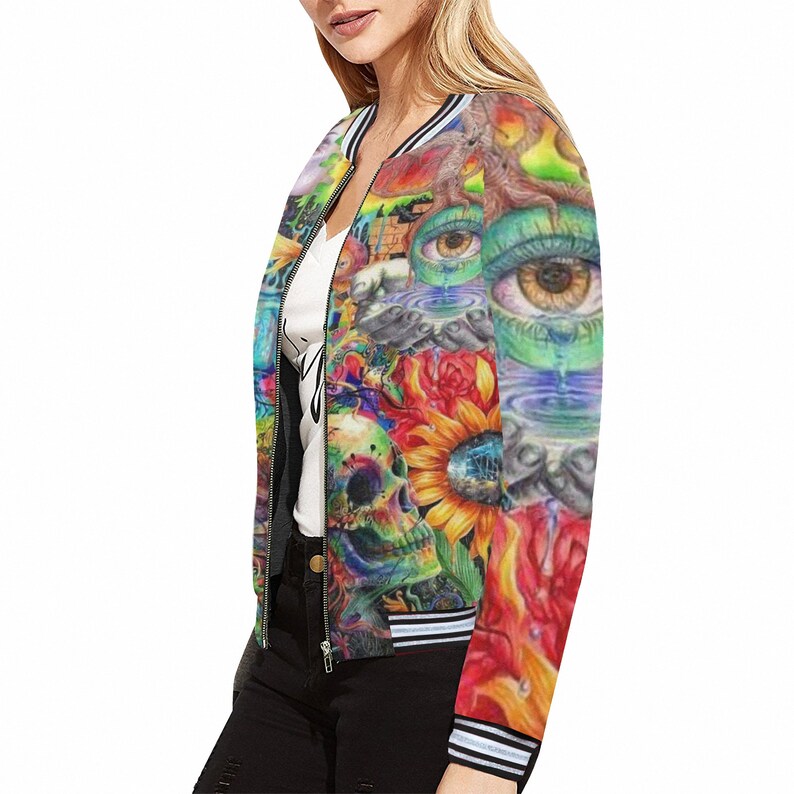 Psychedelic Jacket limited Edition Stoner | Etsy