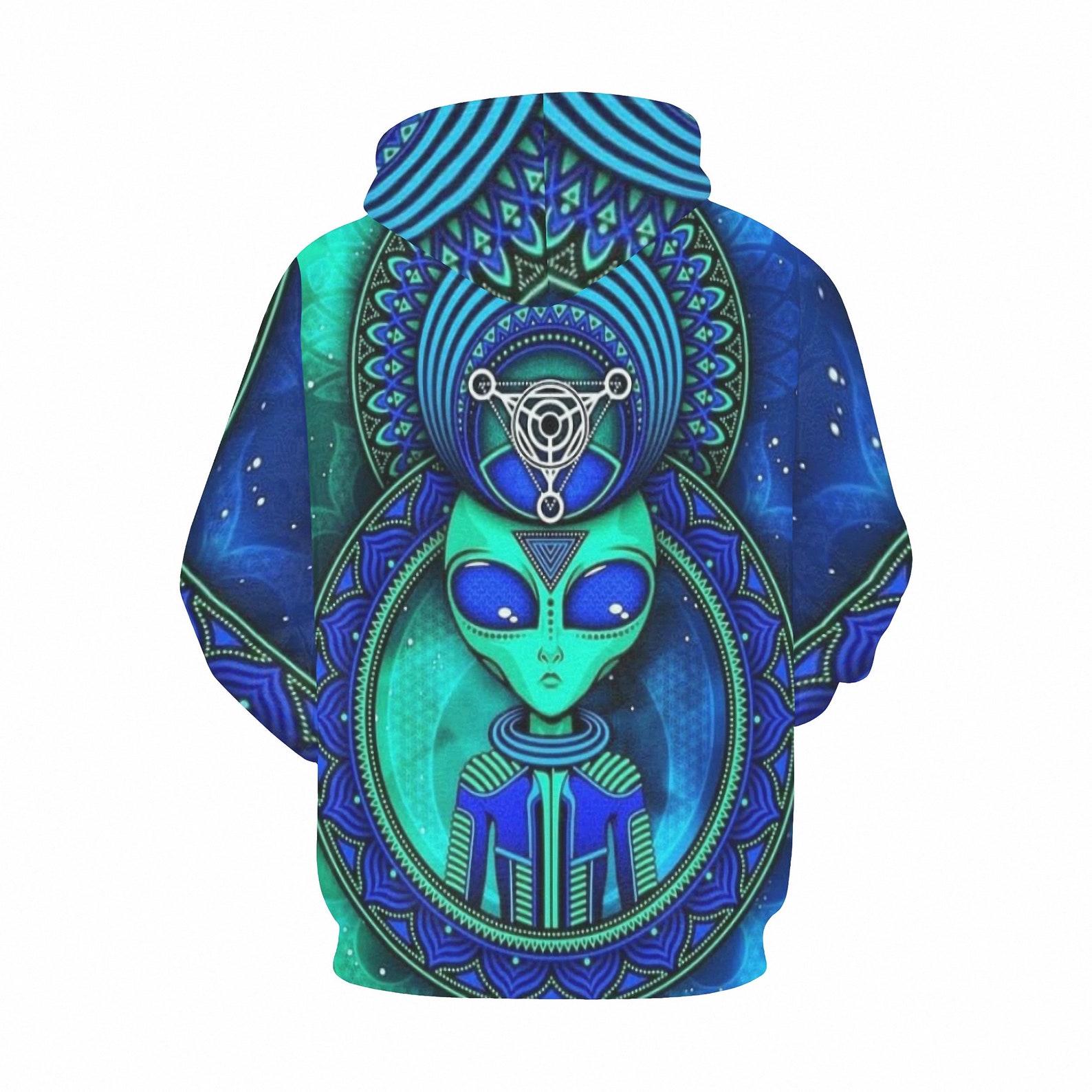 Unisex Psychedelic Alien Hoodie limited Edition - Etsy