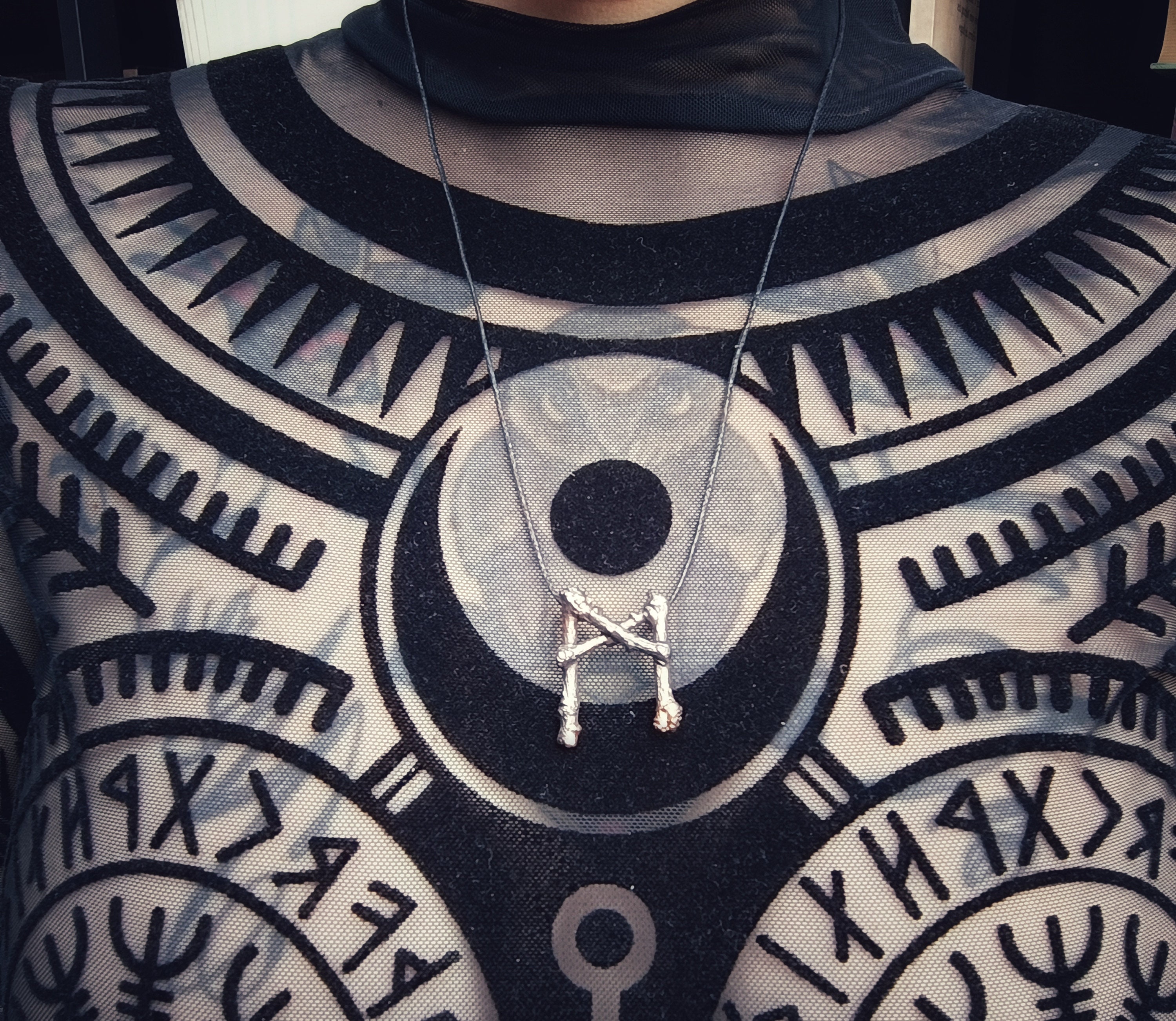 Copper Plated Runes/galvanize/norse Jewelry/chain - Etsy UK