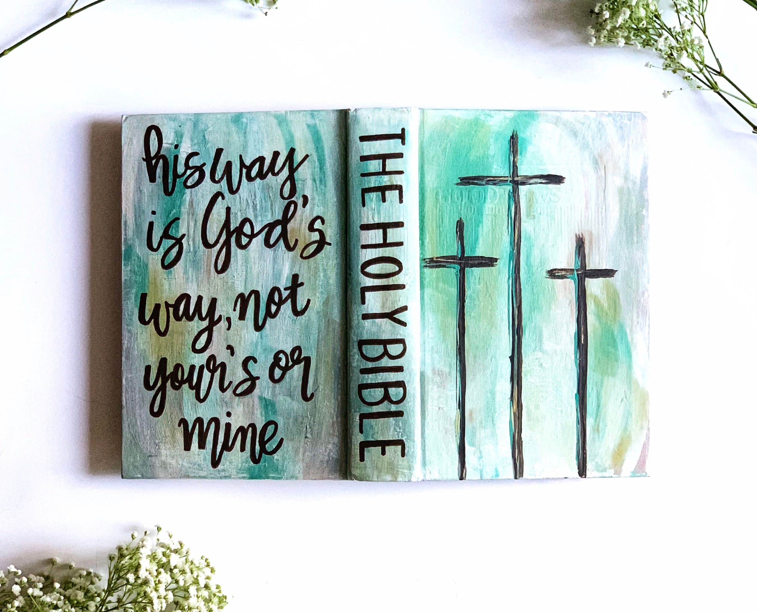 Three Crosses Bible - Etsy