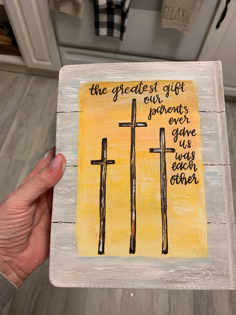Three Crosses Bible - Etsy
