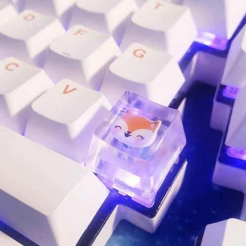 Artisan Fox Resin Keycap - Etsy