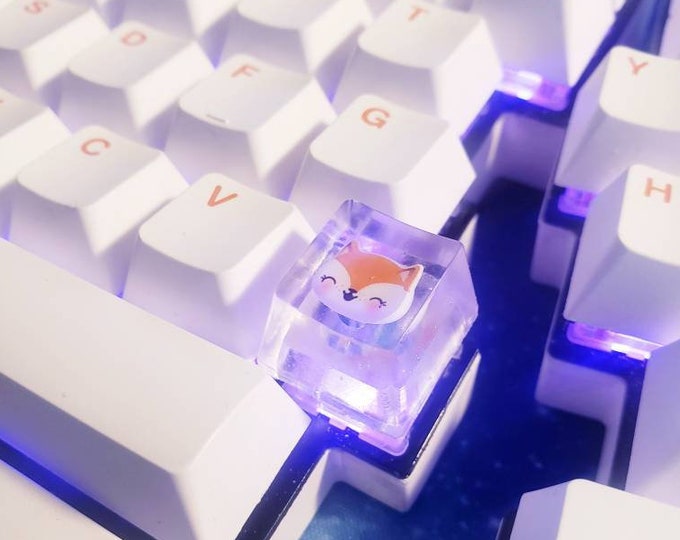 Artisan Fox Resin Keycap - Etsy