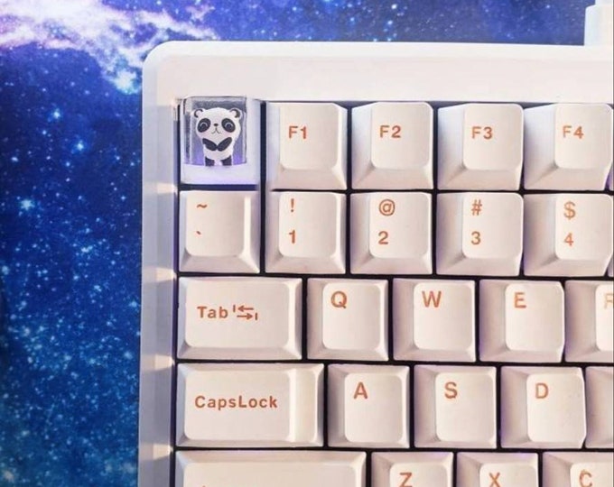 Panda Artisan Keycap - Etsy