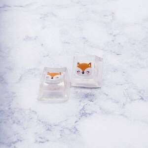 Artisan Fox Resin Keycap - Etsy