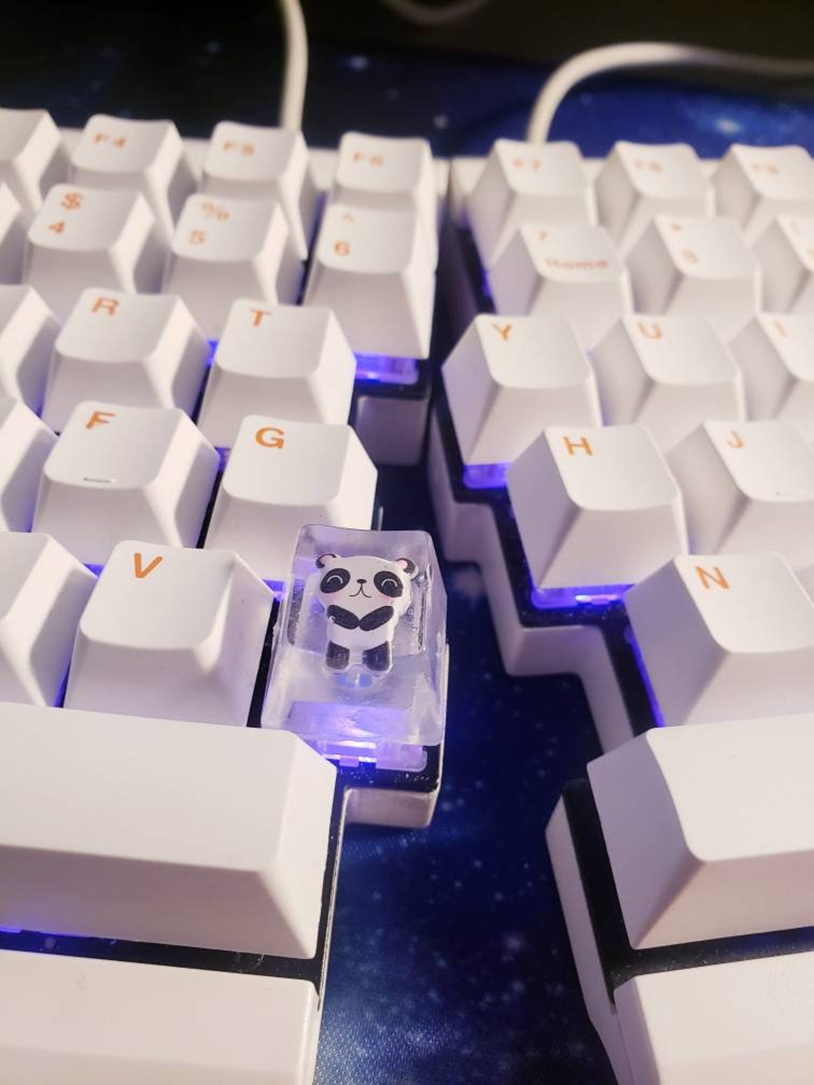 Panda Artisan Keycap - Etsy