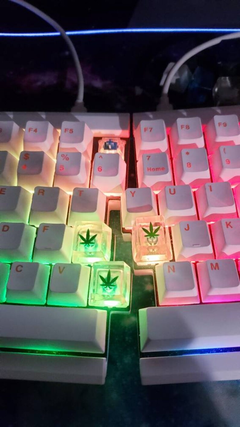 Canna Leaf Keycap - Etsy
