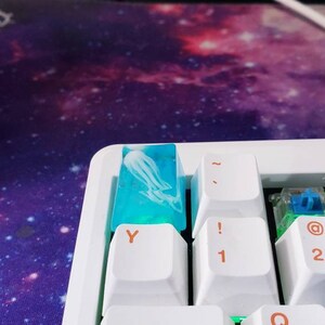 Jellyfish Resin Keycap - Etsy