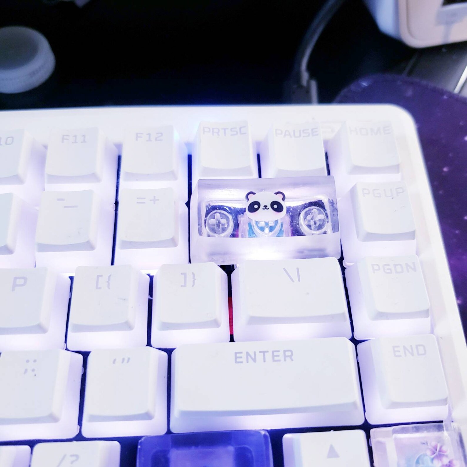 1.75u or 2u or 2.25u Artisan Panda Keycap - Etsy