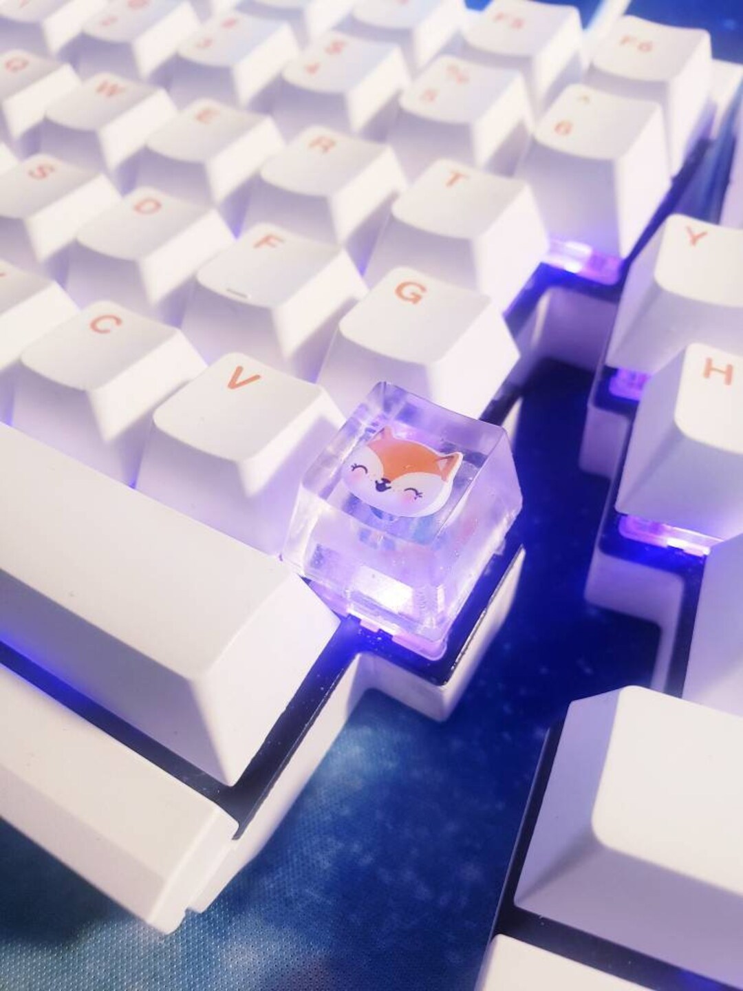 Artisan Fox Resin Keycap - Etsy