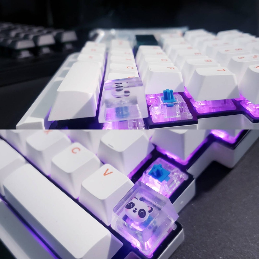 Panda Artisan Keycap - Etsy