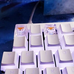 Artisan Fox Resin Keycap - Etsy