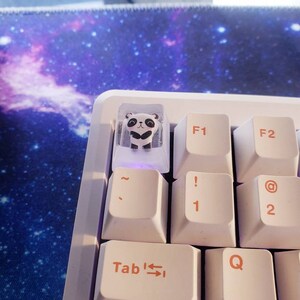 Panda Artisan Keycap - Etsy