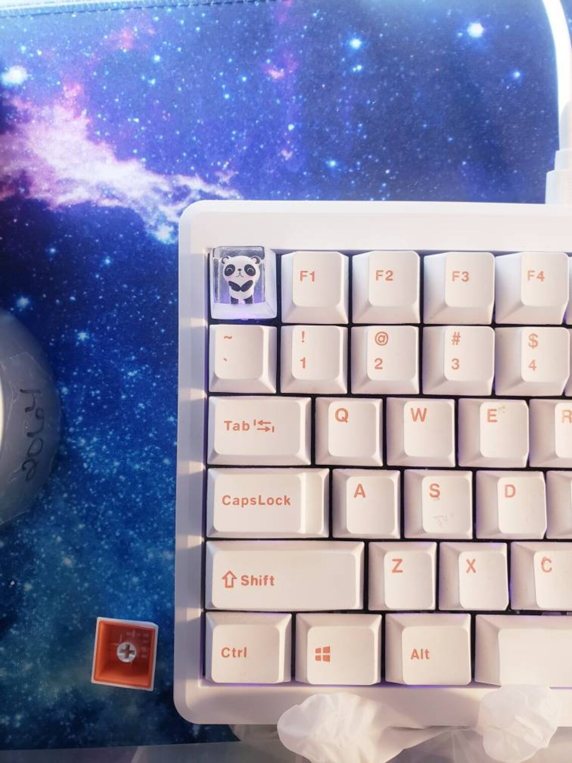 Panda Artisan Keycap - Etsy