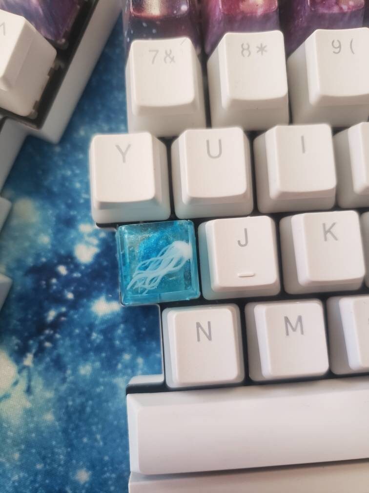 Jellyfish Resin Keycap - Etsy