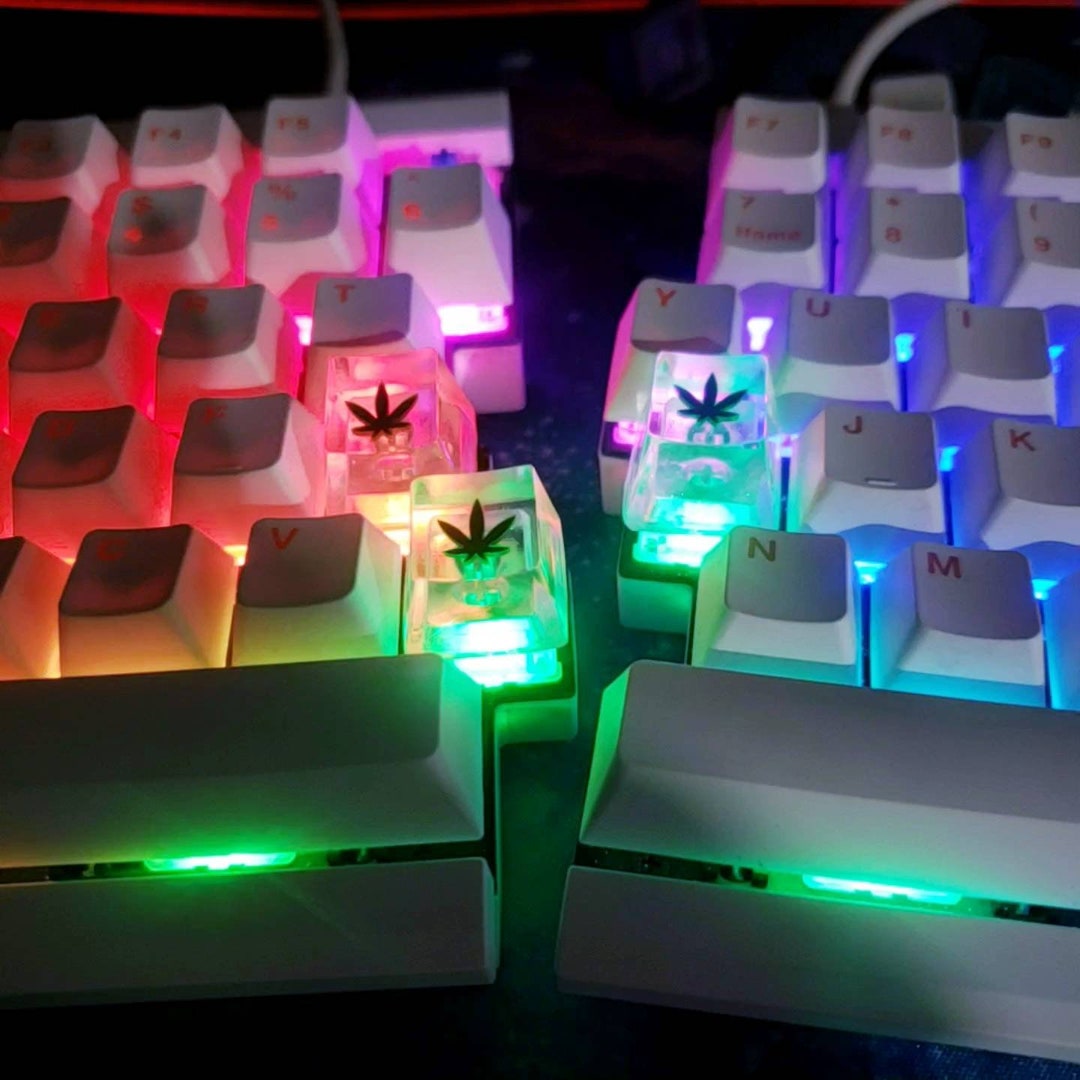 Canna Leaf Keycap - Etsy