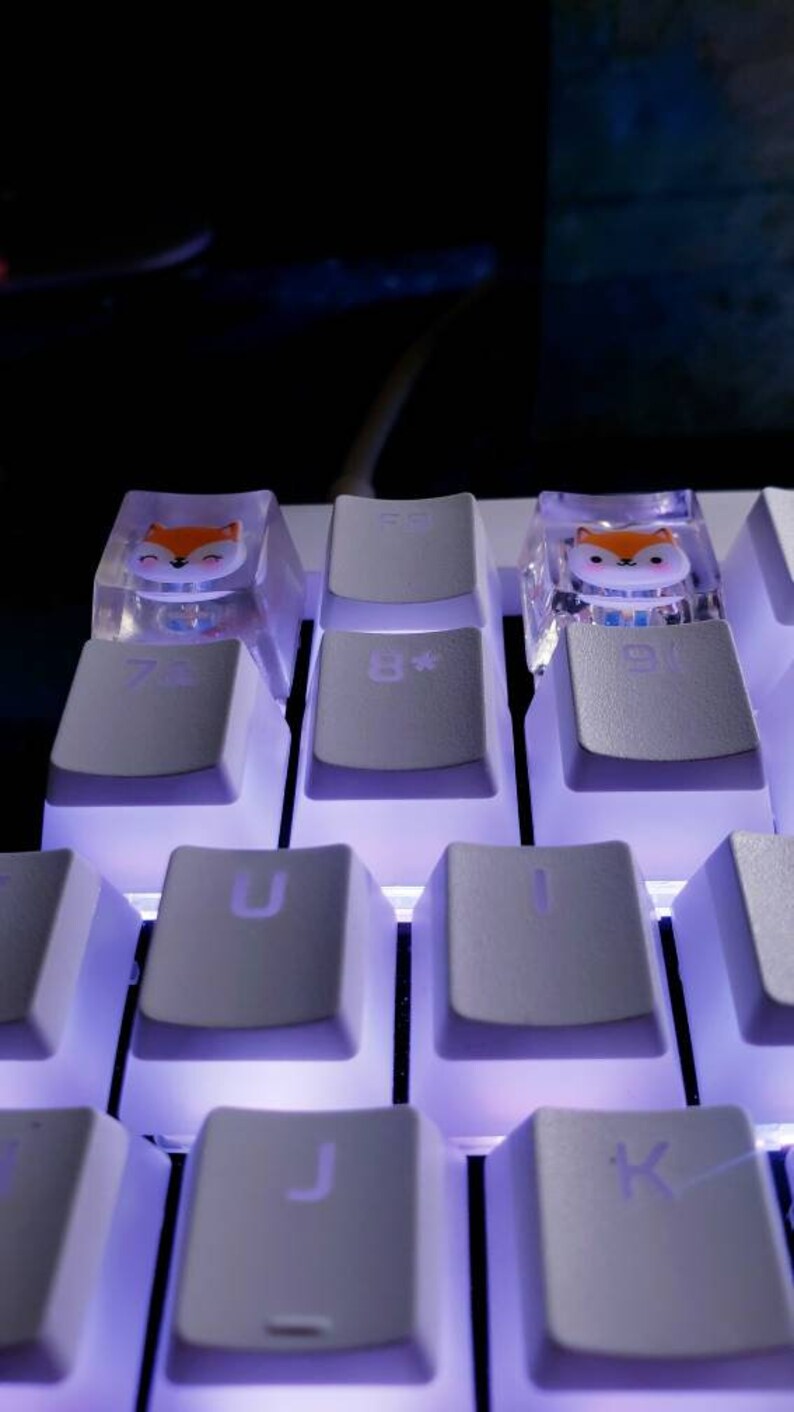 Artisan Fox Resin Keycap - Etsy
