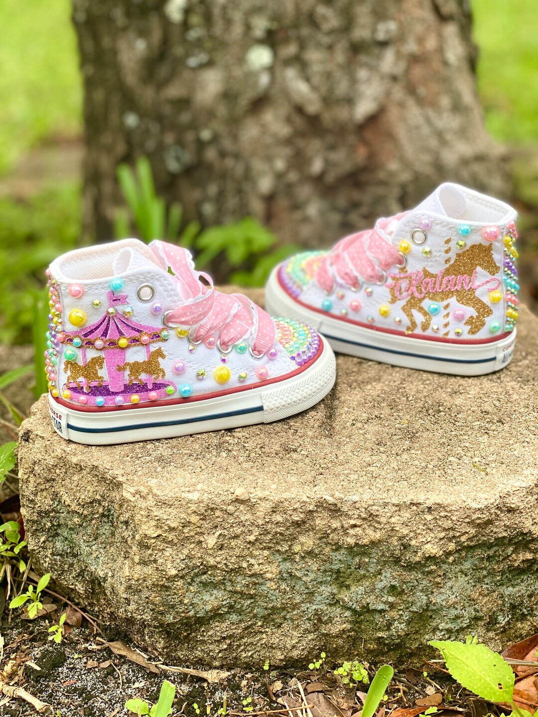 Carousels Theme Custom Sneakers - Etsy