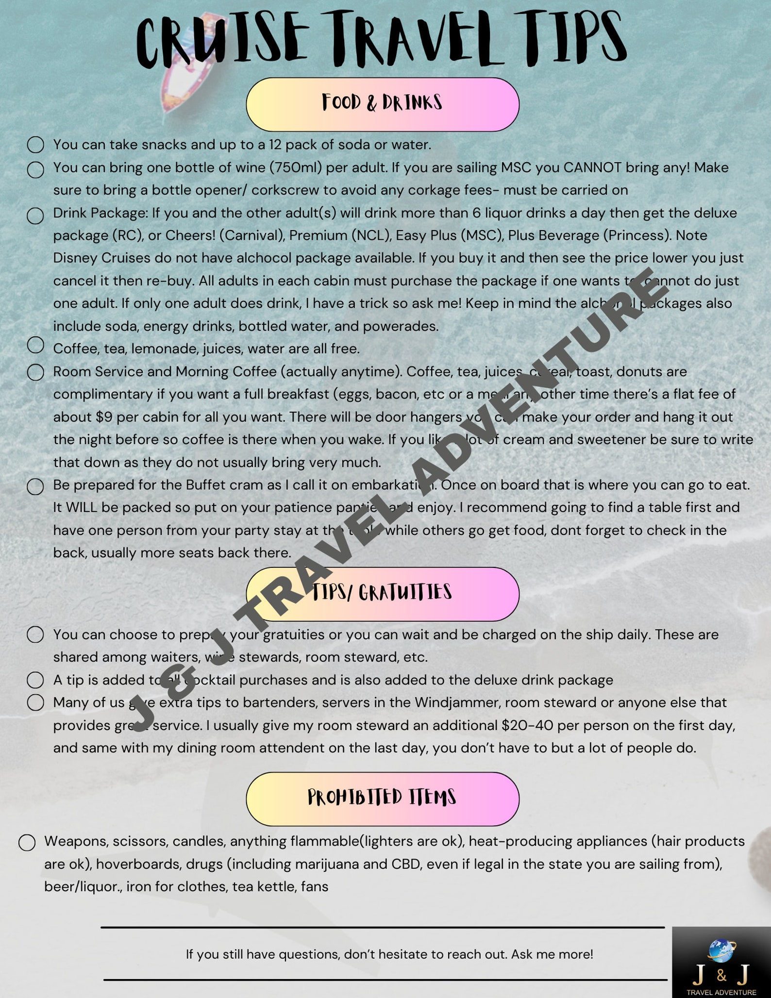 Cruise Tips and Packing List From an Experienced Cruiser and a Travel ...