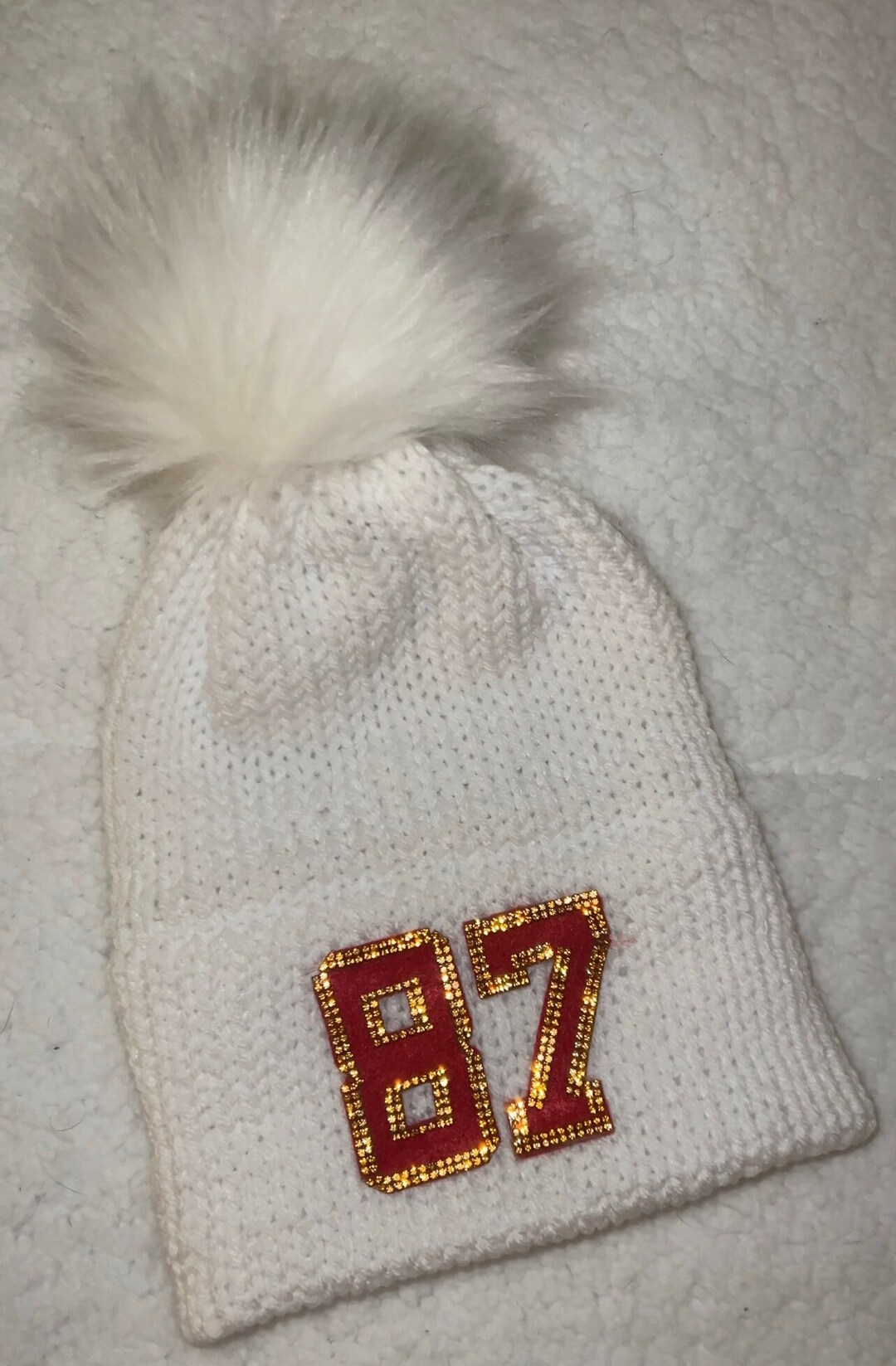 Kansas City Chiefs Sparkle Hat - Etsy