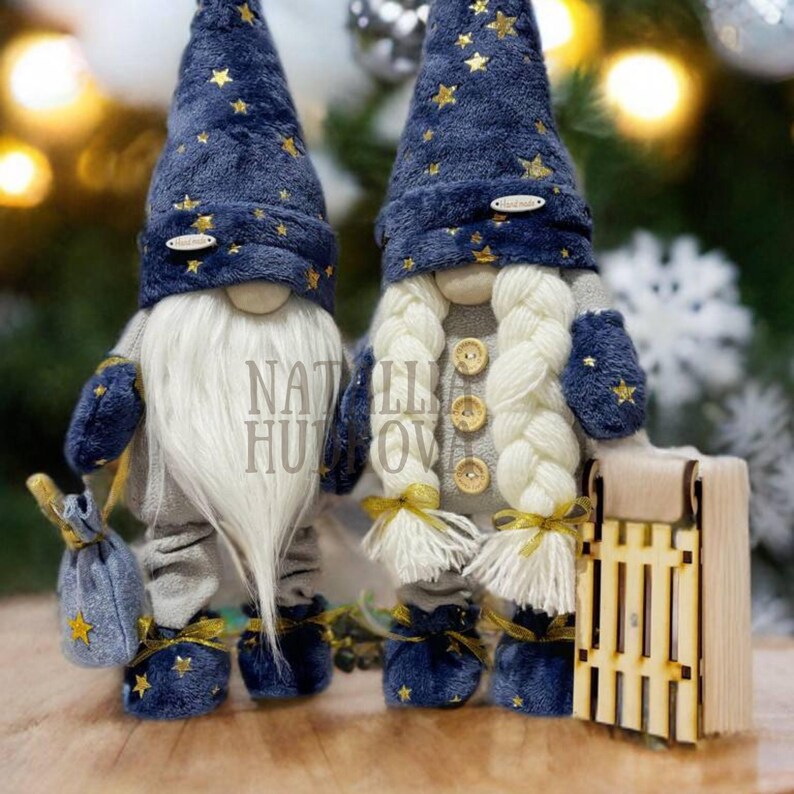 Star Scandinavian Gnomes Sewing Pattern: Christmas Gnomes (PDF Pattern ...