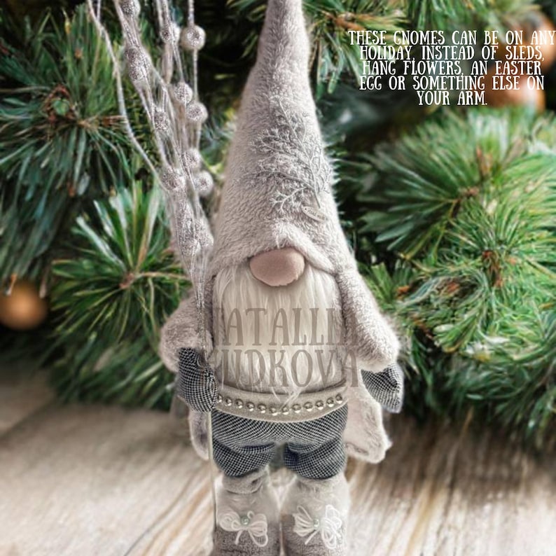 Pattern Pdf Dwarf Wizard + Tutorial Gnomes for for Any Holiday Decor ...