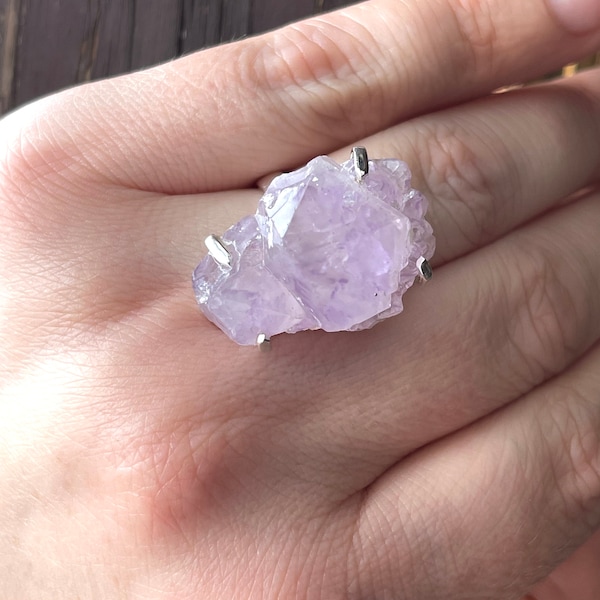 Purple Quartz Ring - Etsy