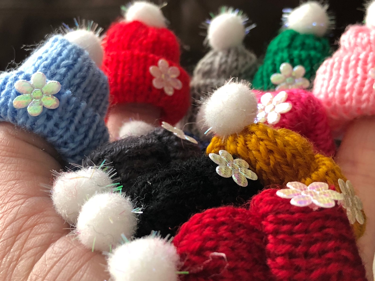 Miniature Hats for Decoration 11 Pieces of Different Colors | Etsy