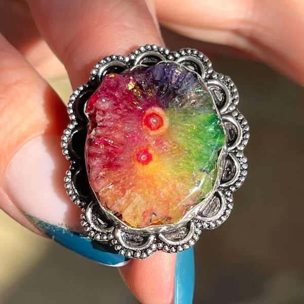 Rainbow Solar Quartz - Etsy