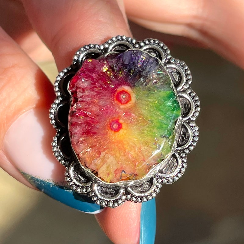 Rainbow Solar Quartz - Etsy