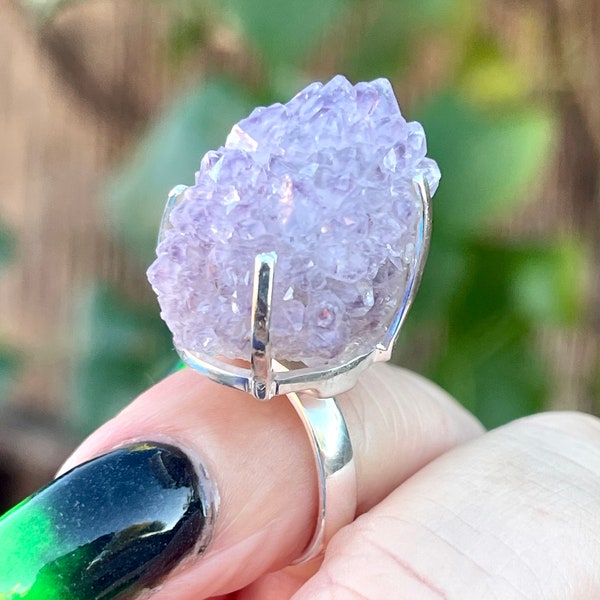 Purple Quartz Ring - Etsy