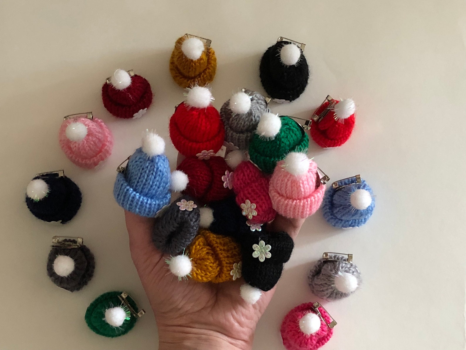 Miniature Hats for Decoration 11 Pieces of Different Colors | Etsy