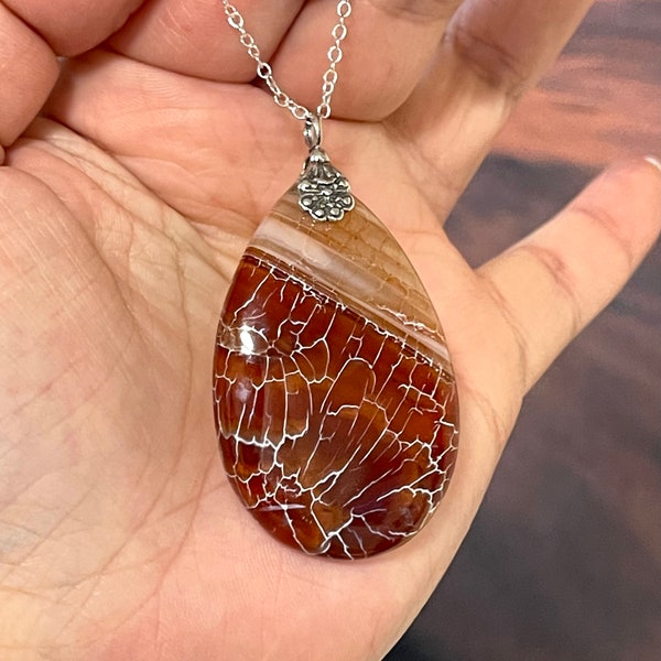 Large Fire Agate - Etsy