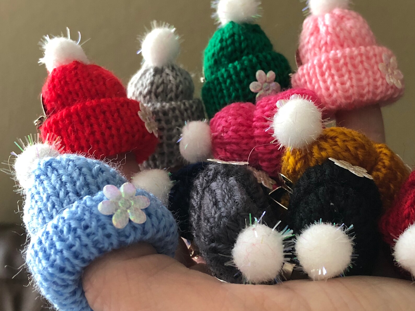 Miniature Hats for Decoration 11 Pieces of Different Colors | Etsy