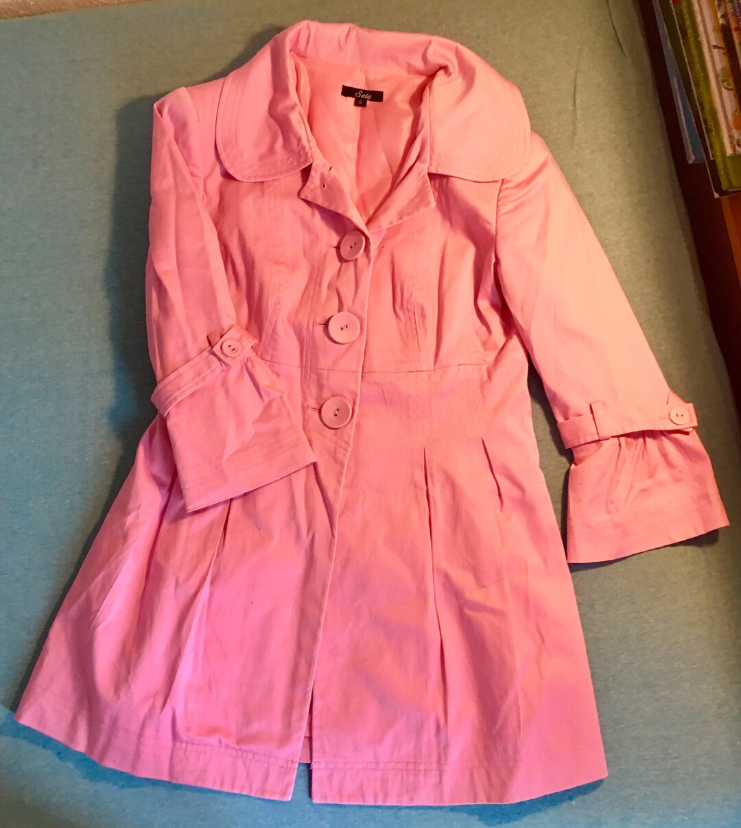 Pretty in Pink Girls/junior Jacket, Large Pink Buttons, Retro, Junior, Vintage, 50's, Button Up ...