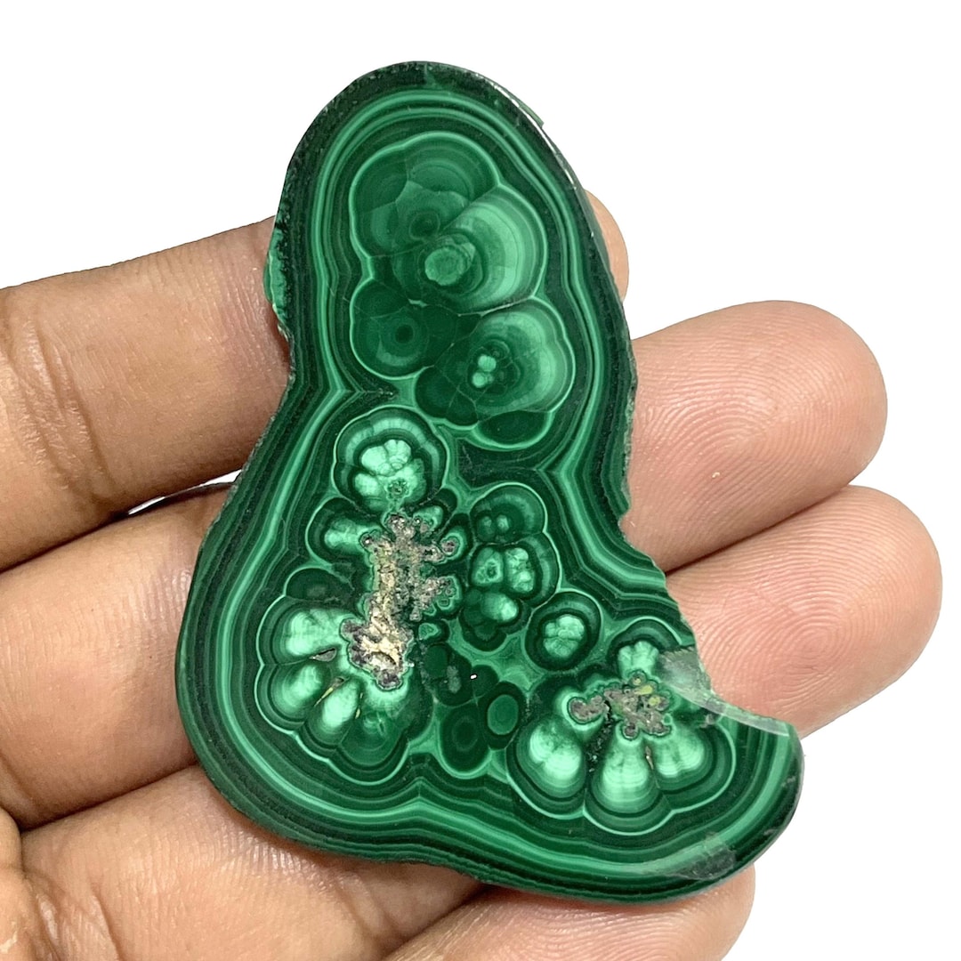 Natural Malachite Slab Slice ,both Side Polished Malachite Slice Loose ...