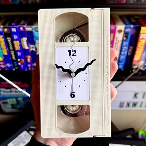 Color VHS Clock Handmade Upcycled Timepiece Unique Wall Decor Retro ...