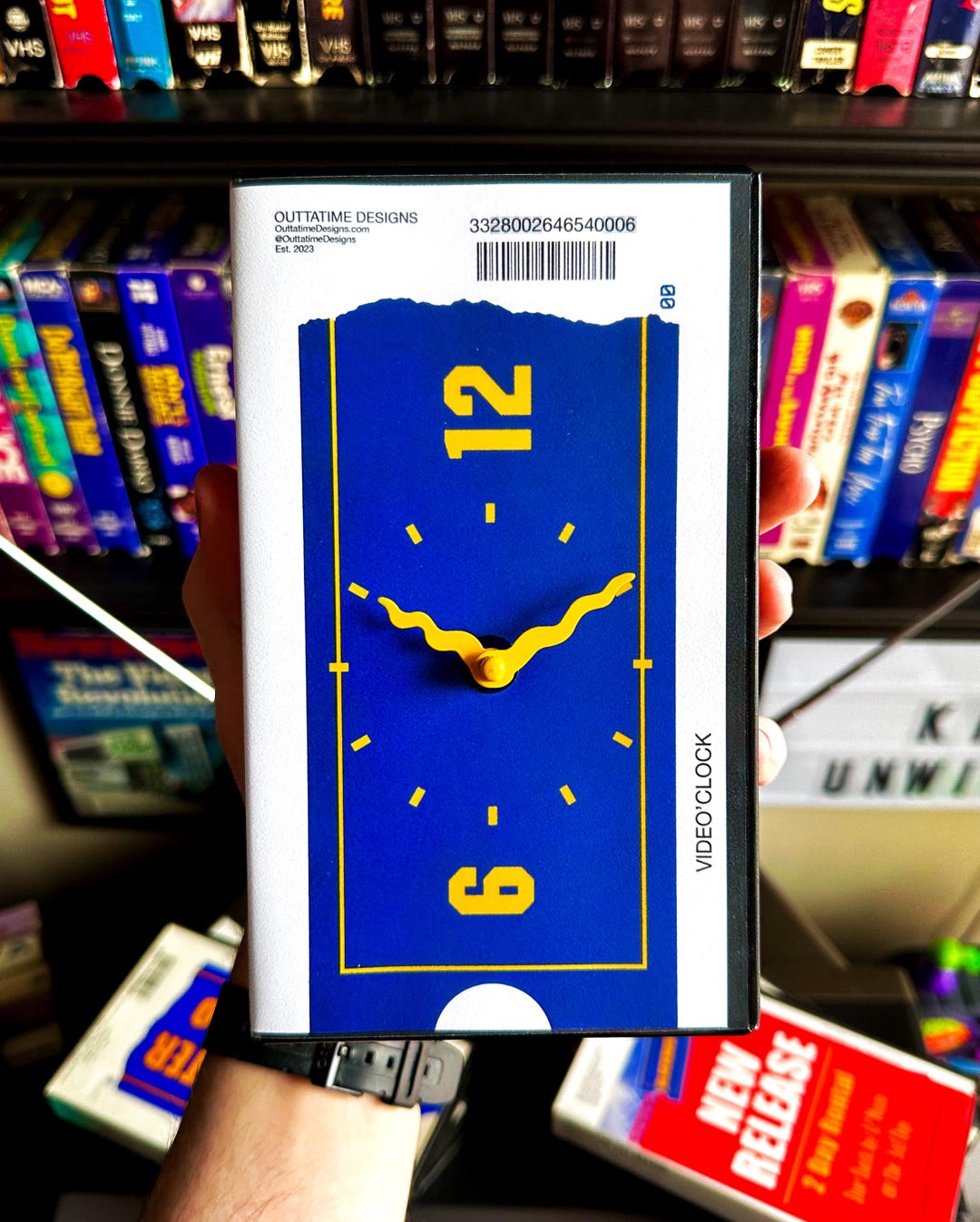 Handmade Blockbuster Clock | Upcycled VHS Rental Case | Retro Home ...