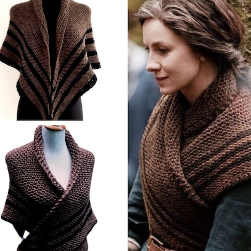Claire Wrap-around Shawl Outlander Inspired made to Order - Etsy