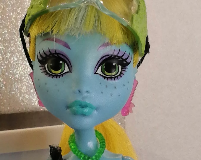 Monster High Lagoona Blue Doll Replacement School Locker Skull Lock ...