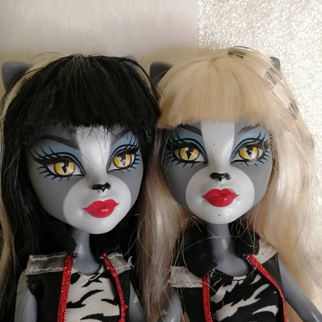 Monster High Dolls DUO Wave 3 Meowlody & Purrsephone 2-pack - 2012 - Etsy