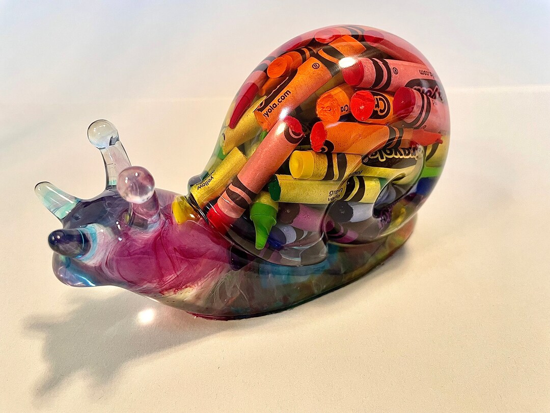 Resin Crayon Snail - Etsy
