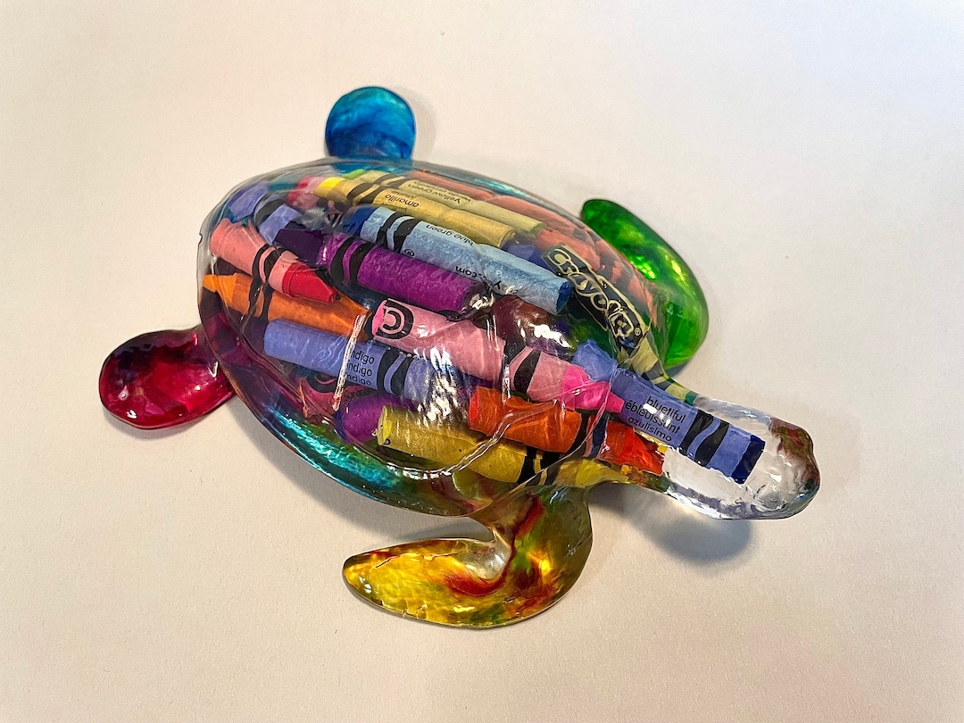 Resin Crayon Sea Turtle - Etsy