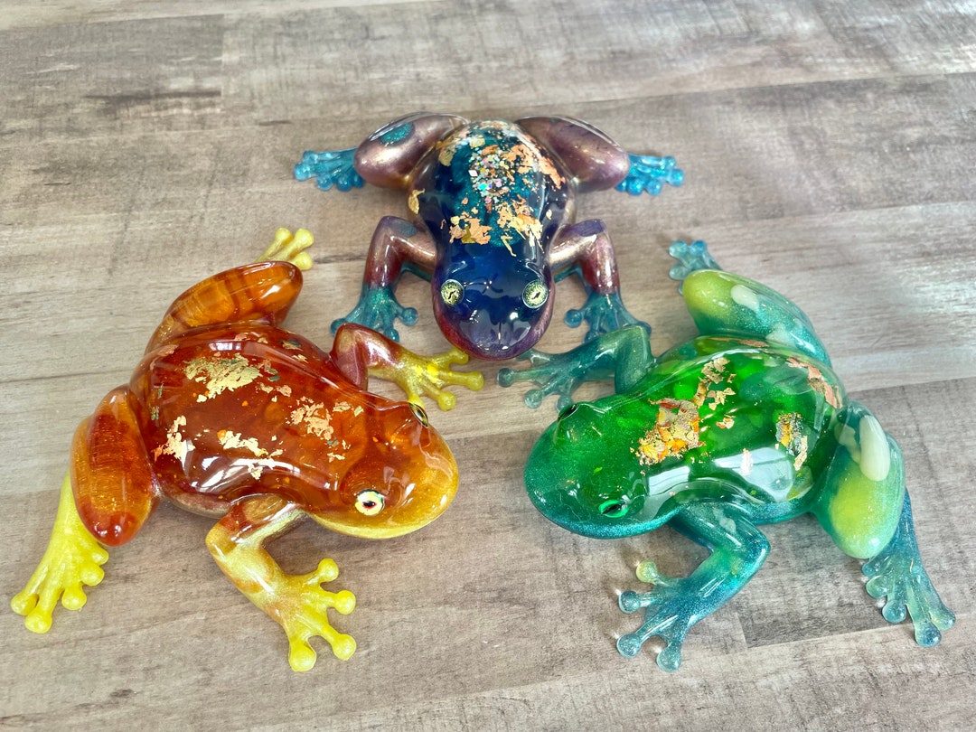 Resin Frogs - Etsy