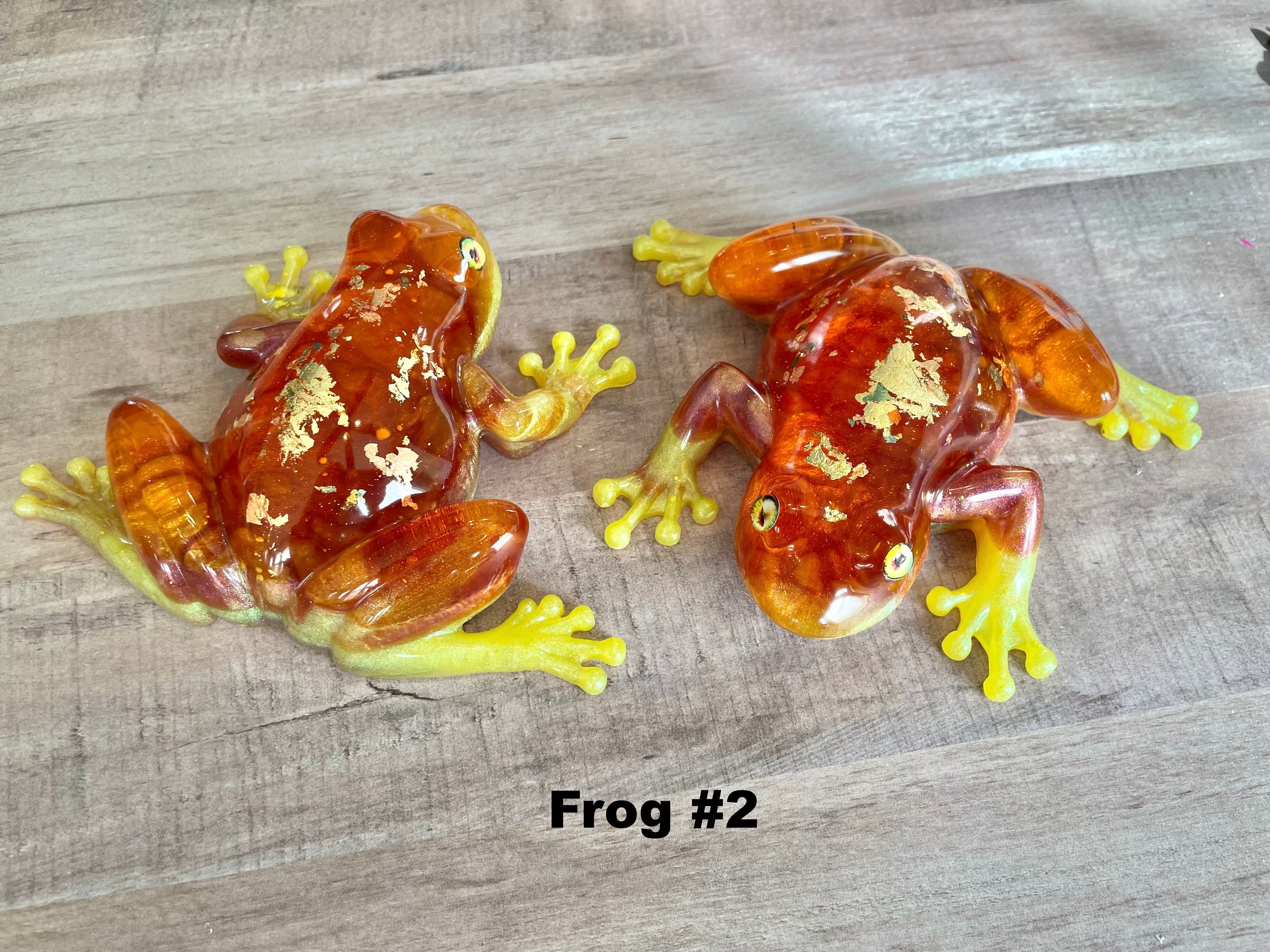 Resin Frogs - Etsy